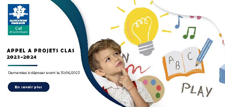 CAF - Appel à projets CLAS 2023-2024