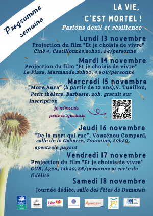 CAF - Une semaine dédiée au deuil et à la résilience