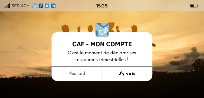 CAF - Ma Caf dans la poche : l’application « Caf – Mon Compte