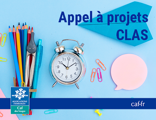 CAF - Appel à projets Contrat Local d'Accompagnement à la Scolarité (CLAS) 2025-2026