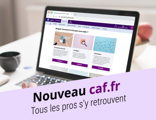 CAF - Votre nouvel espace « Professionnels » sur caf.fr